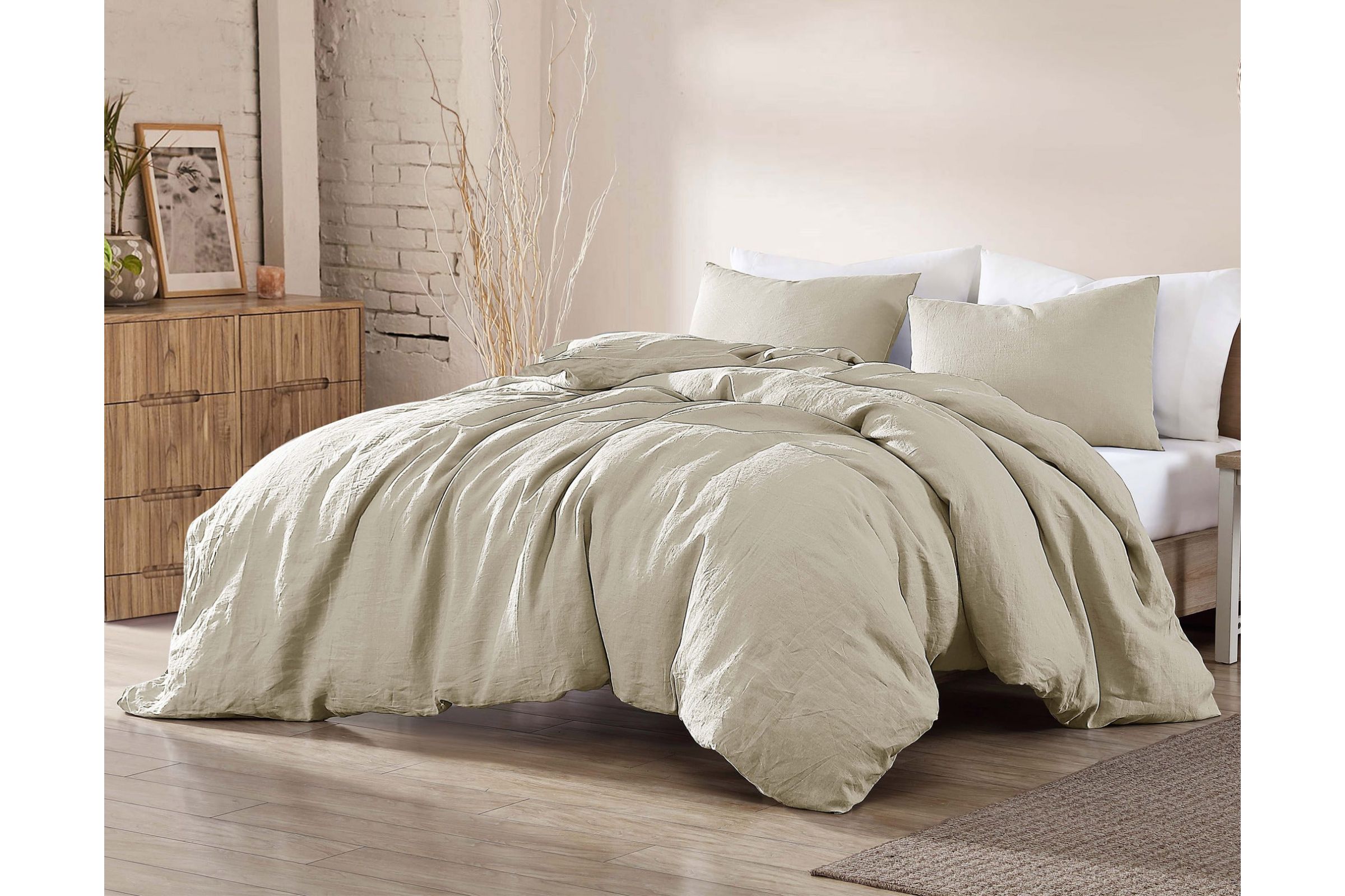 Loft Oatmeal 3pc Queen Comforter Set
