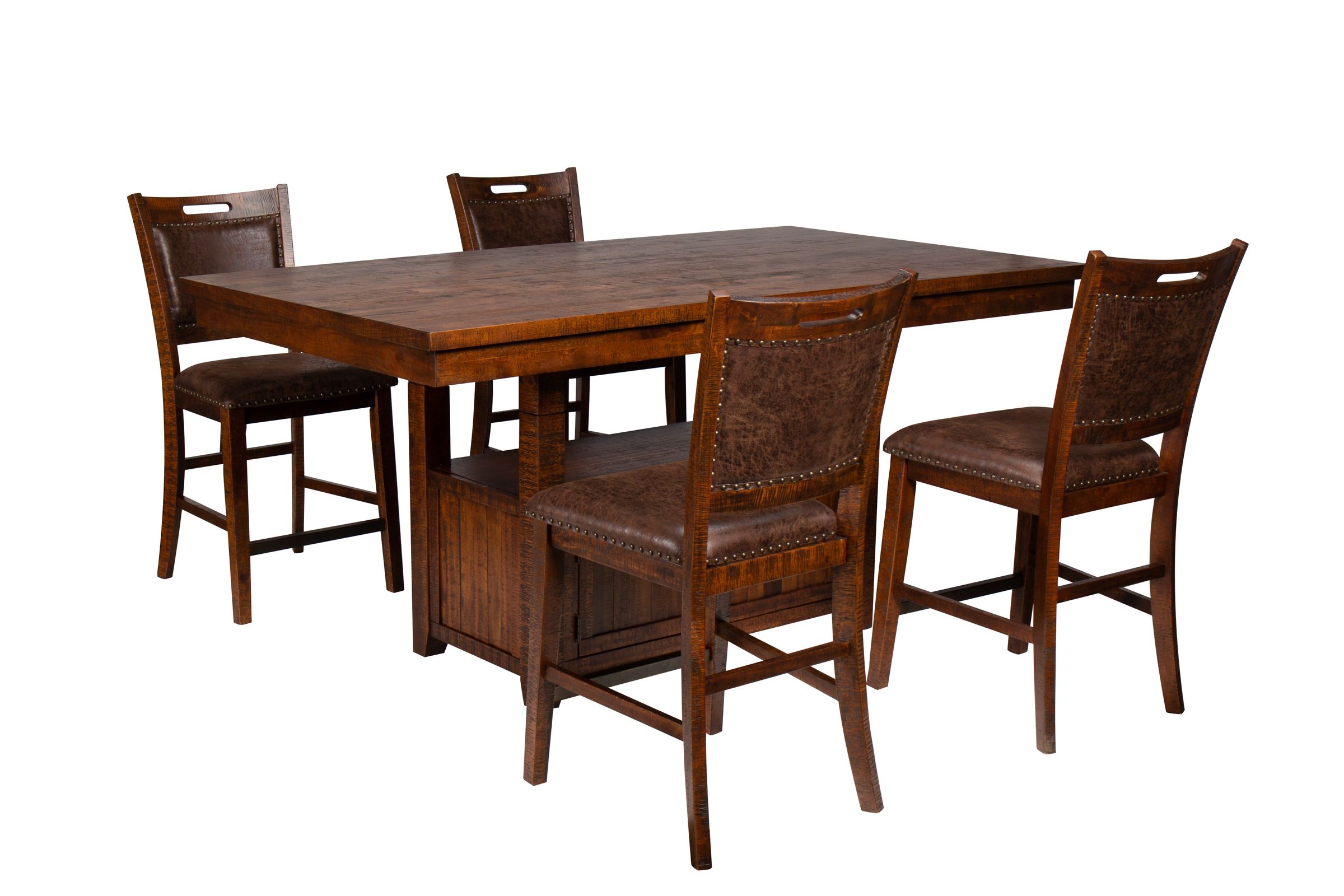 Arizona Adjustable Pub Table + 4 Stools