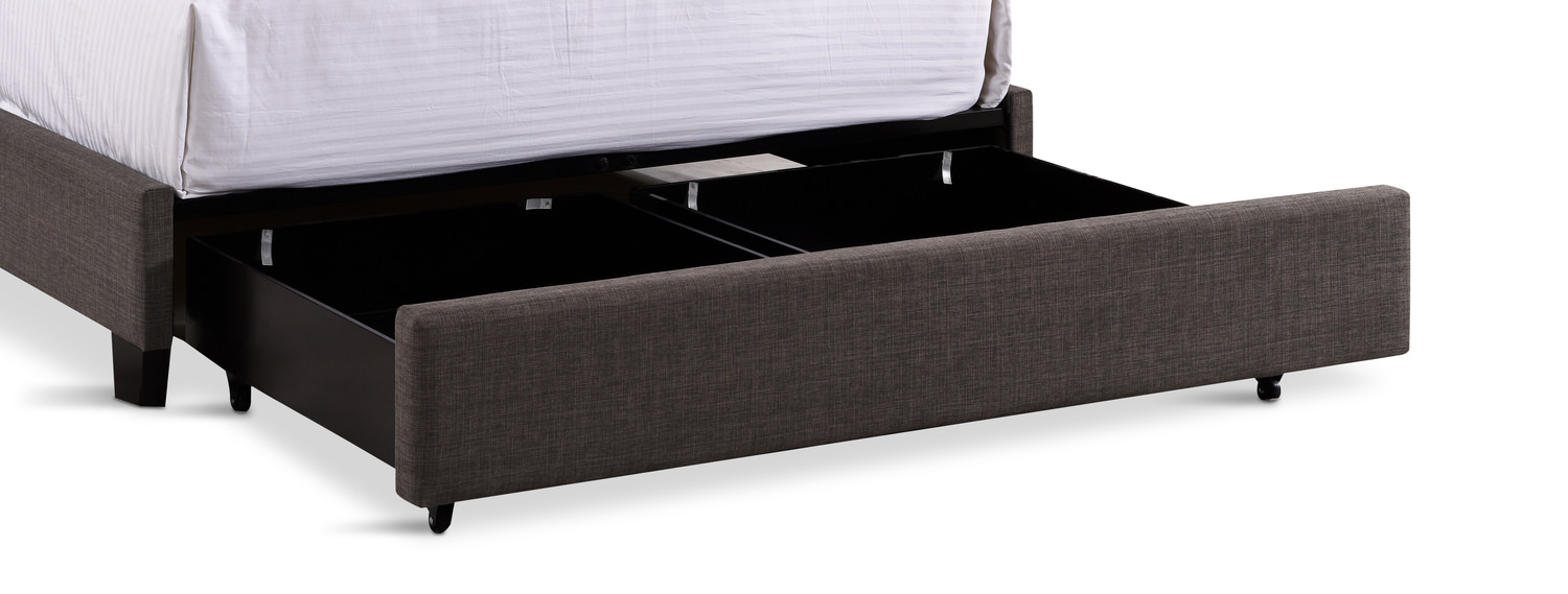 Wyatt Upholstered Queen Storage Bed - Grey