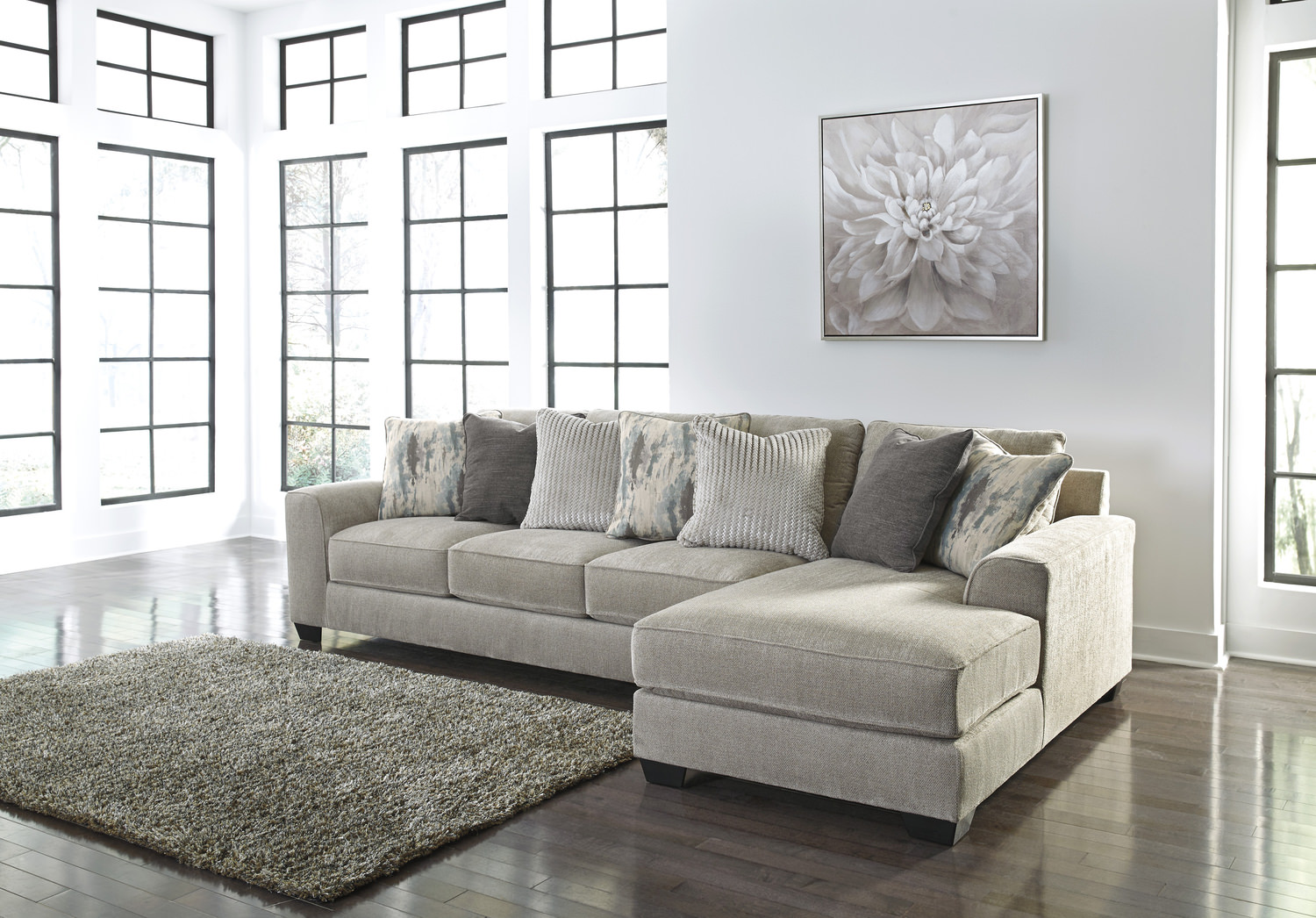 Jolie 2 Piece Modular Sectional - Right Chaise