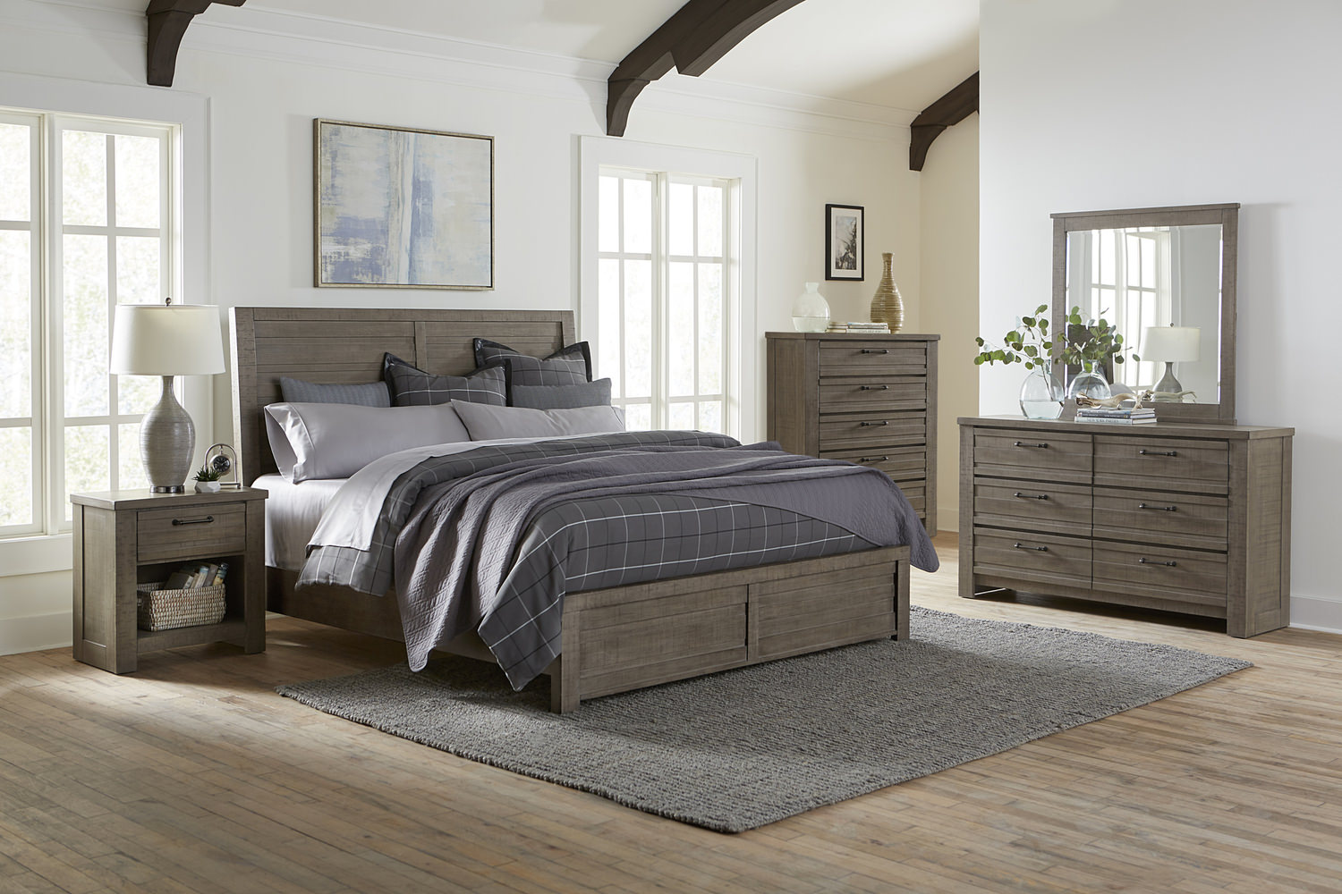 Hayward King Bedroom Suite - Grey