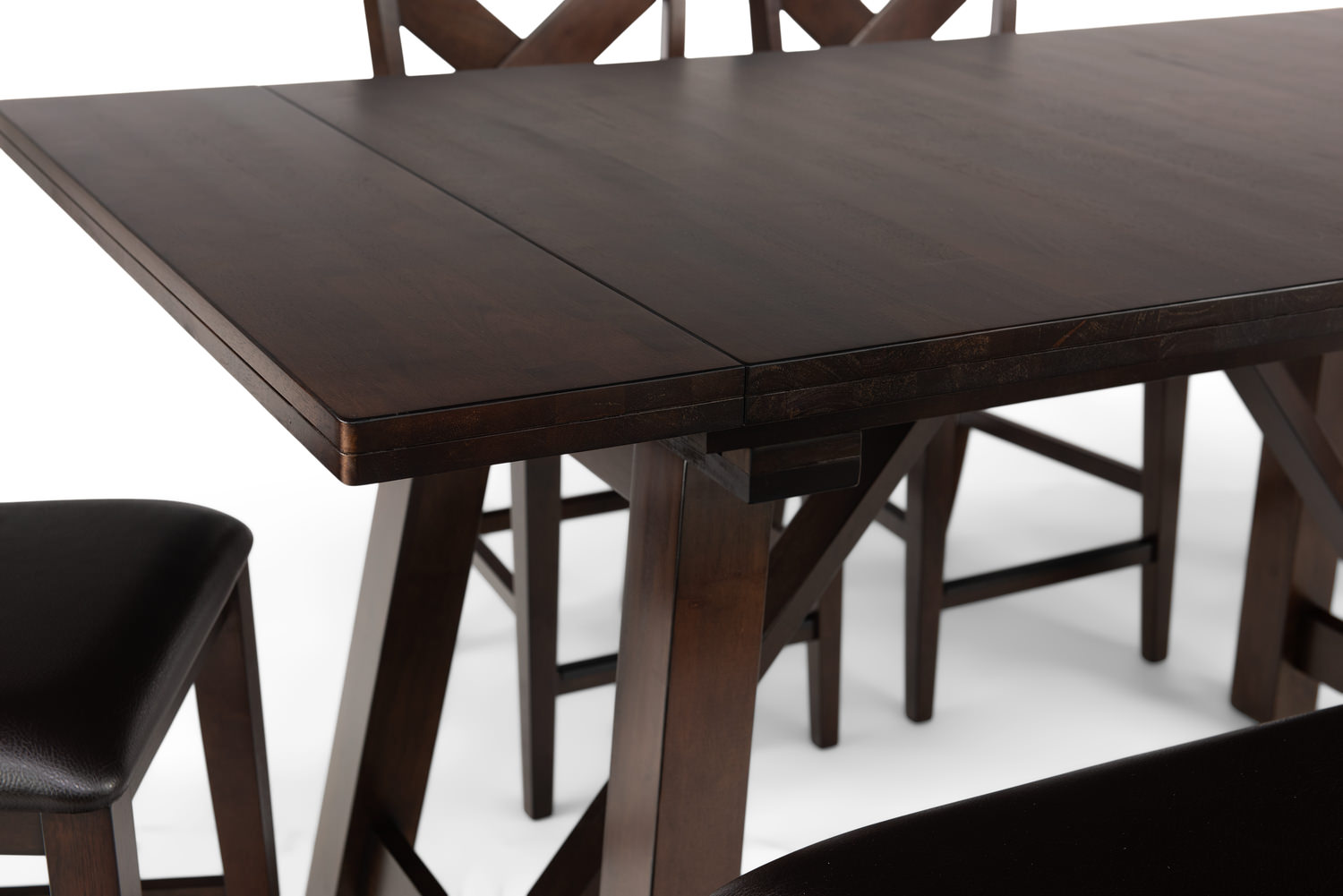 Sheridan Counter Table With 4 Stools And Bench