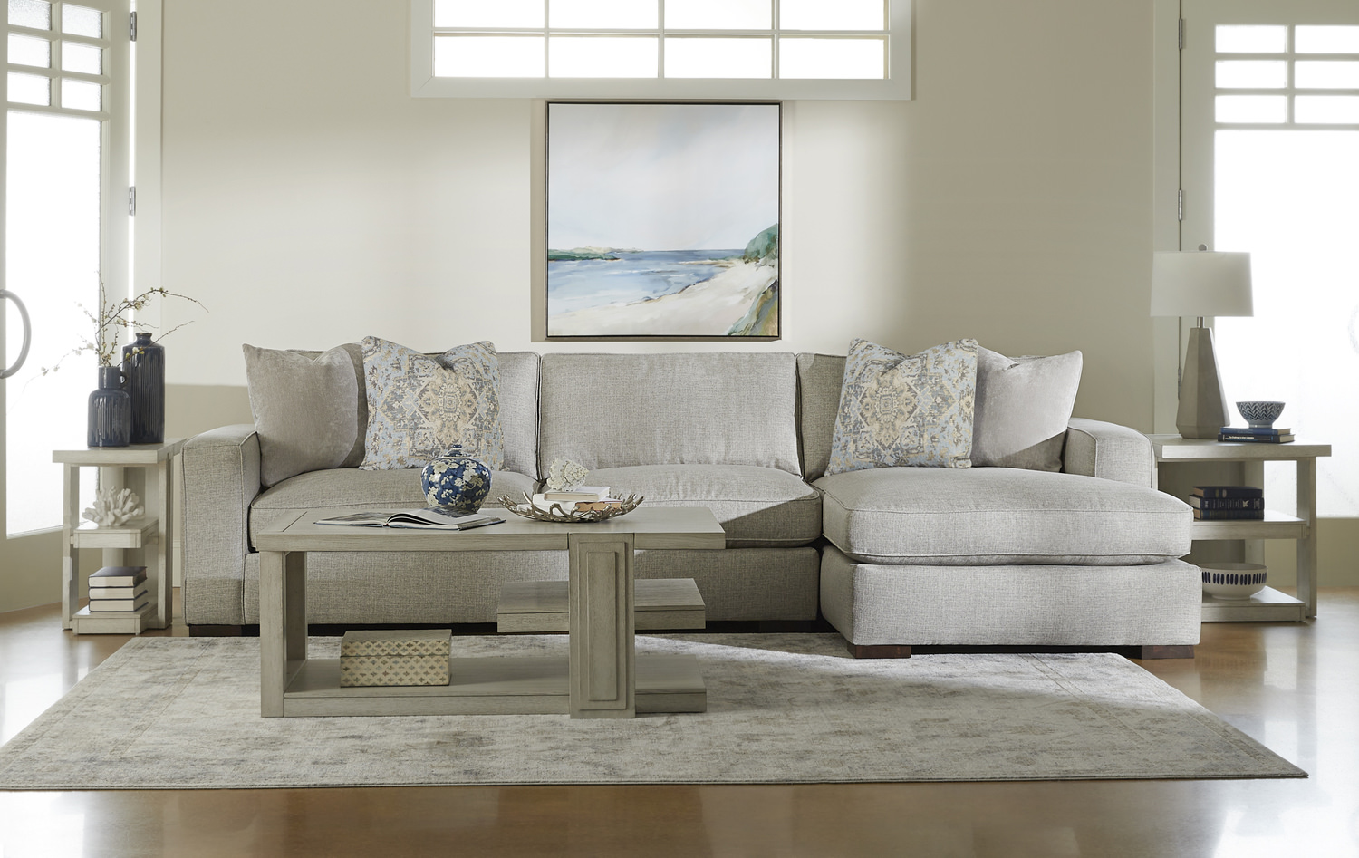 Harmon 2 Piece Modular Sectional - Right Chaise