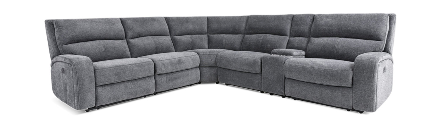 Polaris 6 Piece Power Reclining Modular Sectional