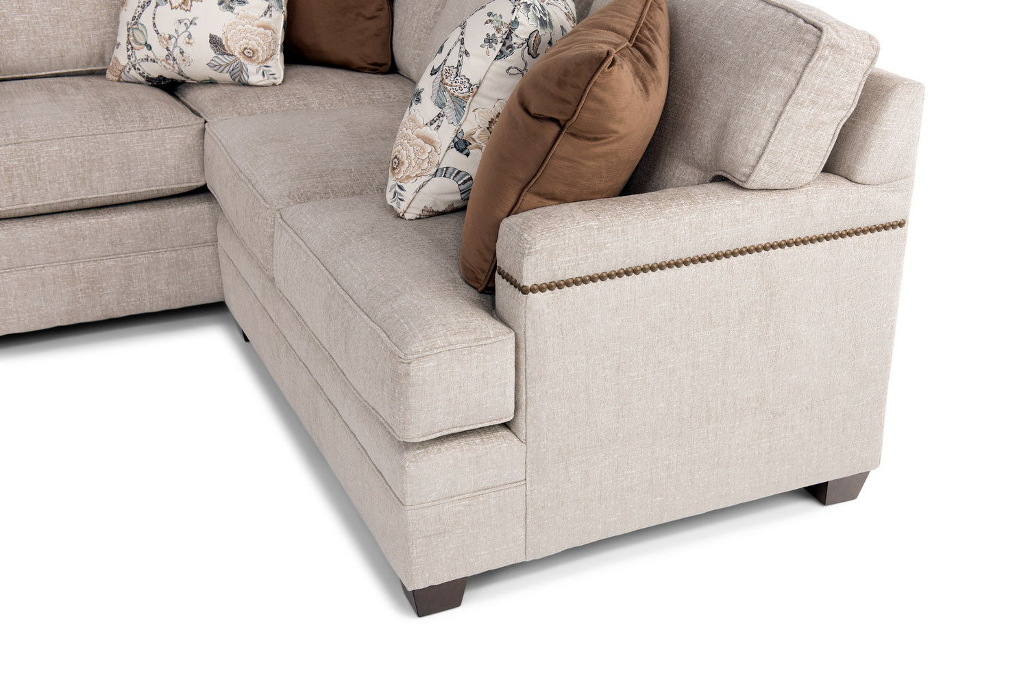 Leigh 2 Piece Sectional LAF Corner Sofa