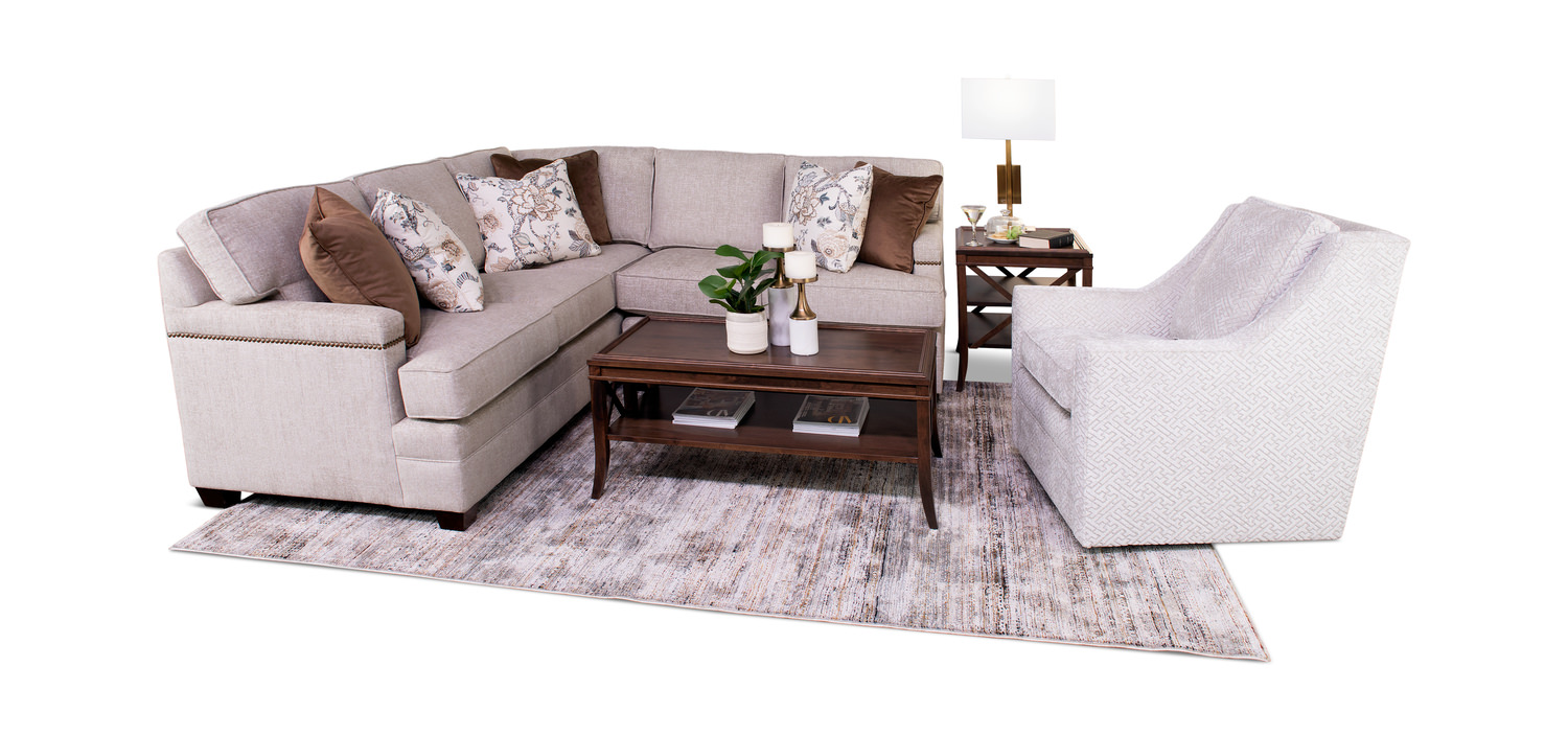 Leigh 2 Piece Sectional LAF Corner Sofa