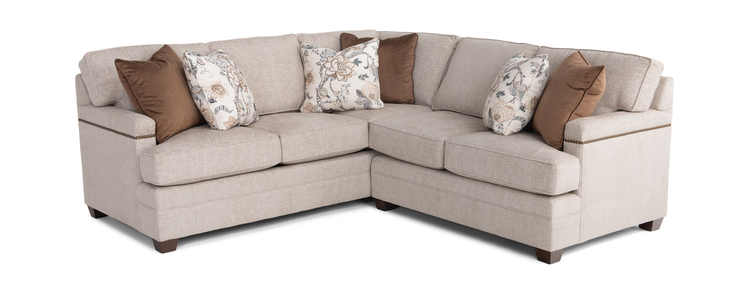 Leigh 2 Piece Sectional LAF Corner Sofa