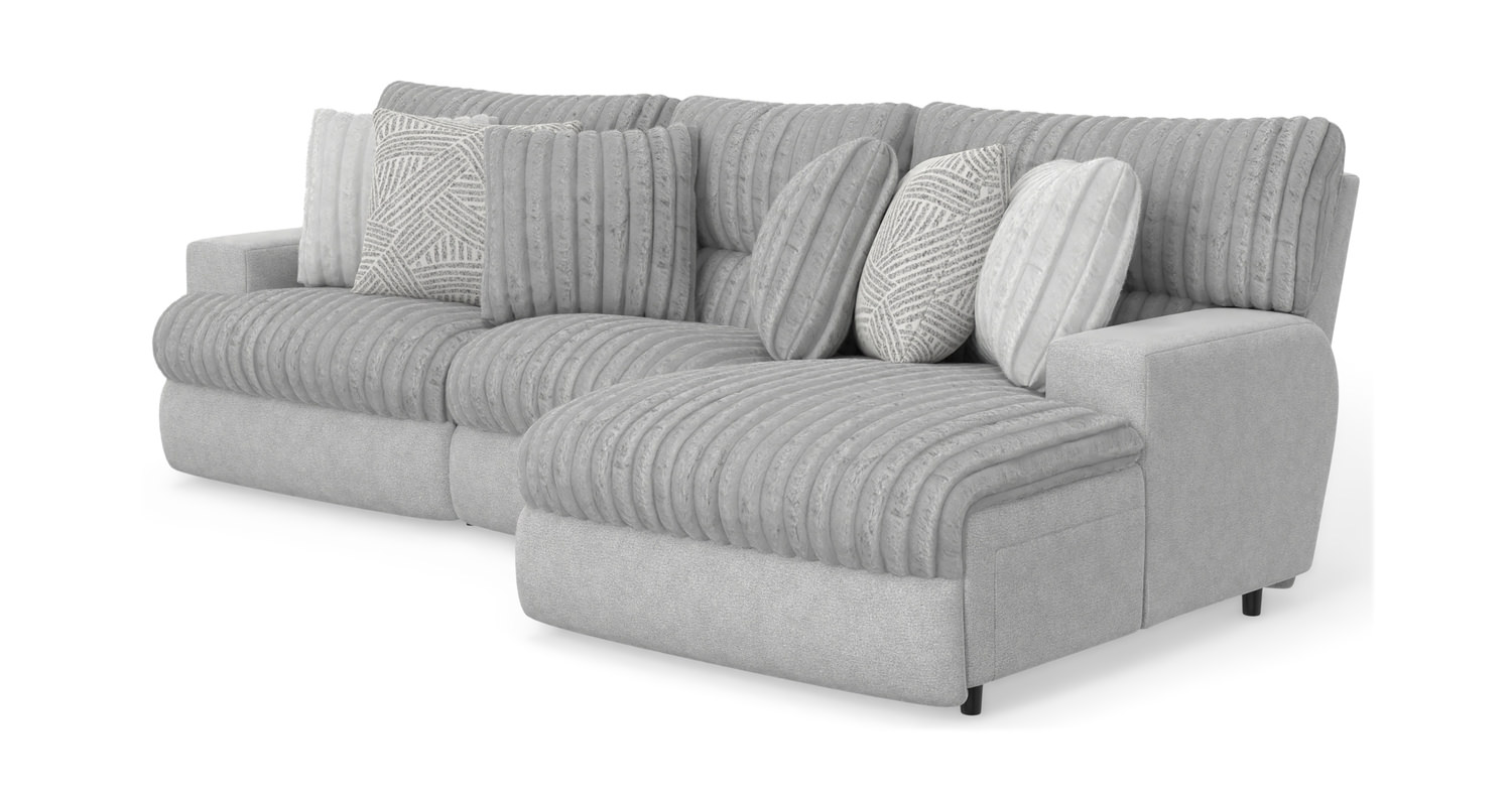Cory 3 Piece Power Reclining Modular Sectional - Right Chaise