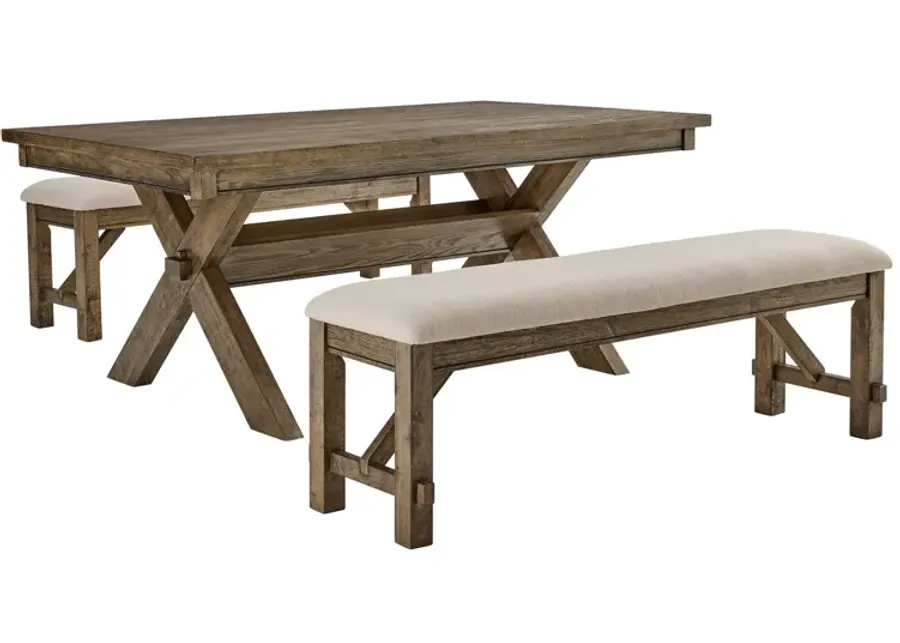 TURINO RUSTIC UMBER 5-PC DINING SET by Hudson's Furniture + Mattress ...