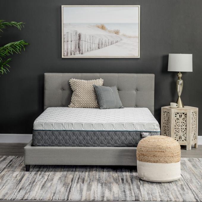 Pro Hybrid Medium Plush Eastern King Mattress & Elevate Horizontal ...