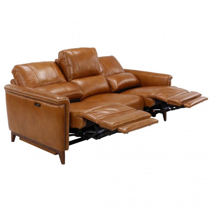 Remy Leather Power Reclining Sofa with Power Headrests