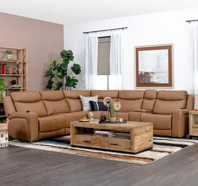 Ryder Power Reclining Sectional with Heat & Massage by Jerome’s ...