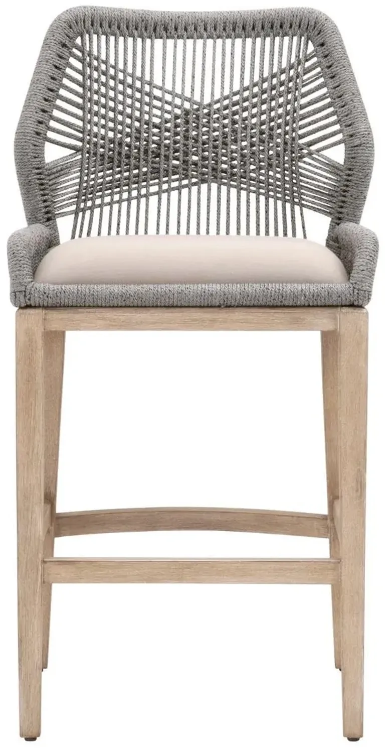 Loom Rope Weave Counter Stool
