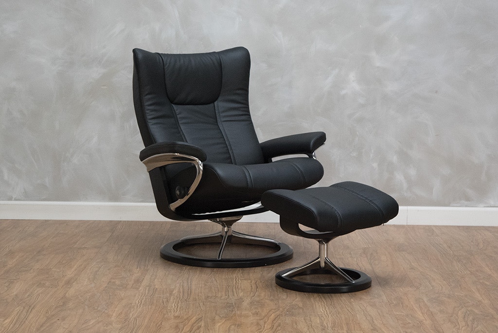 Stressless by Ekornes Stressless Wing Large Signature Base