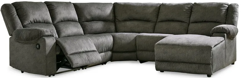 Benlocke 3-Piece Manual Reclining Modular Sectional with Chaise