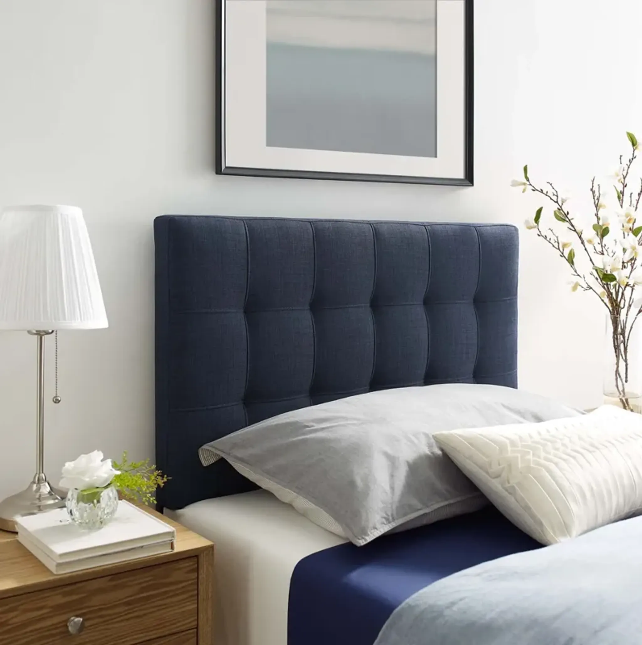 Lily Upholstered Fabric Headboard by Modway | Furniture.com