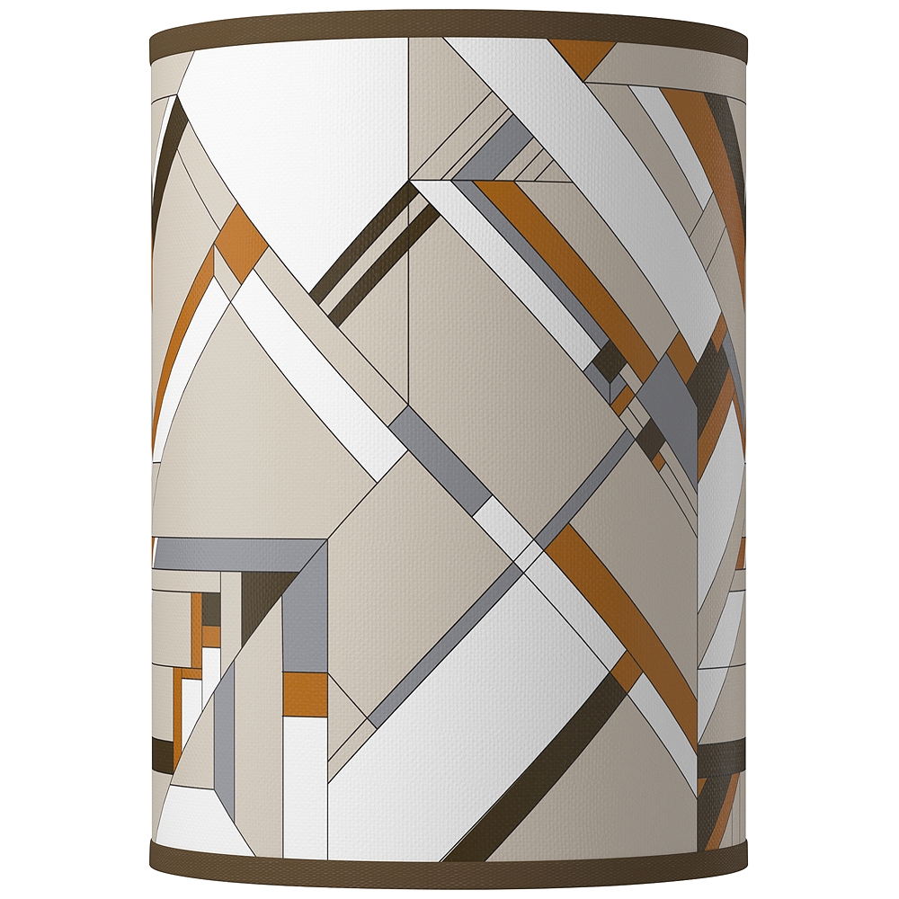 Craftsman Mosaic Giclee Round Cylinder Lamp Shade 8x8x11 (Spider)