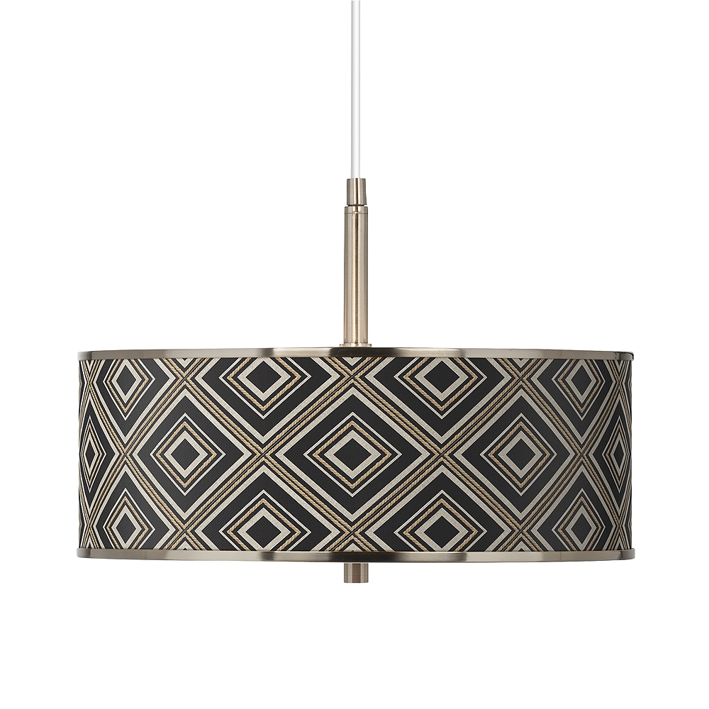 Rhythm Giclee Glow 16" Wide Pendant Light
