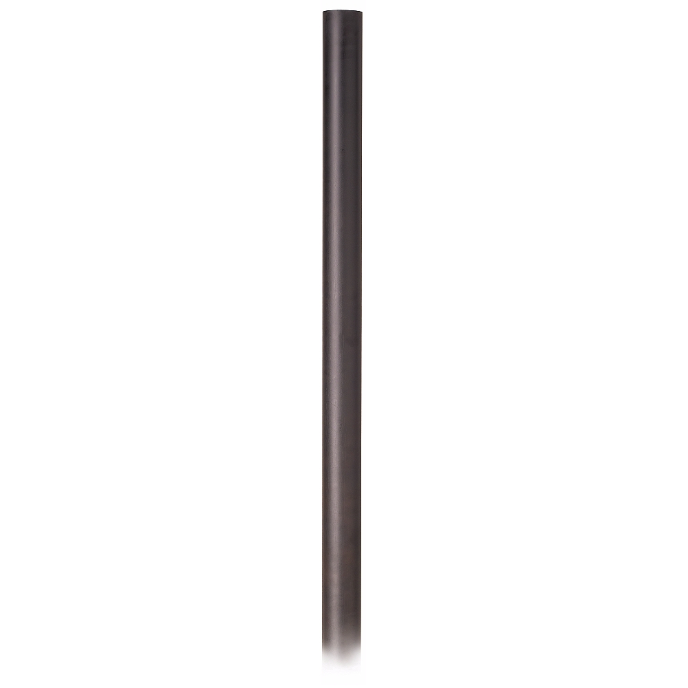 Bronze 84” High Metal Direct Burial Post Light Pole