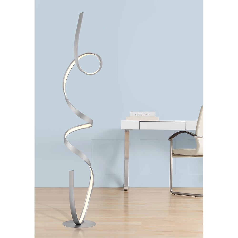 Possini Euro Avante Ribbon LED Floor Lamp