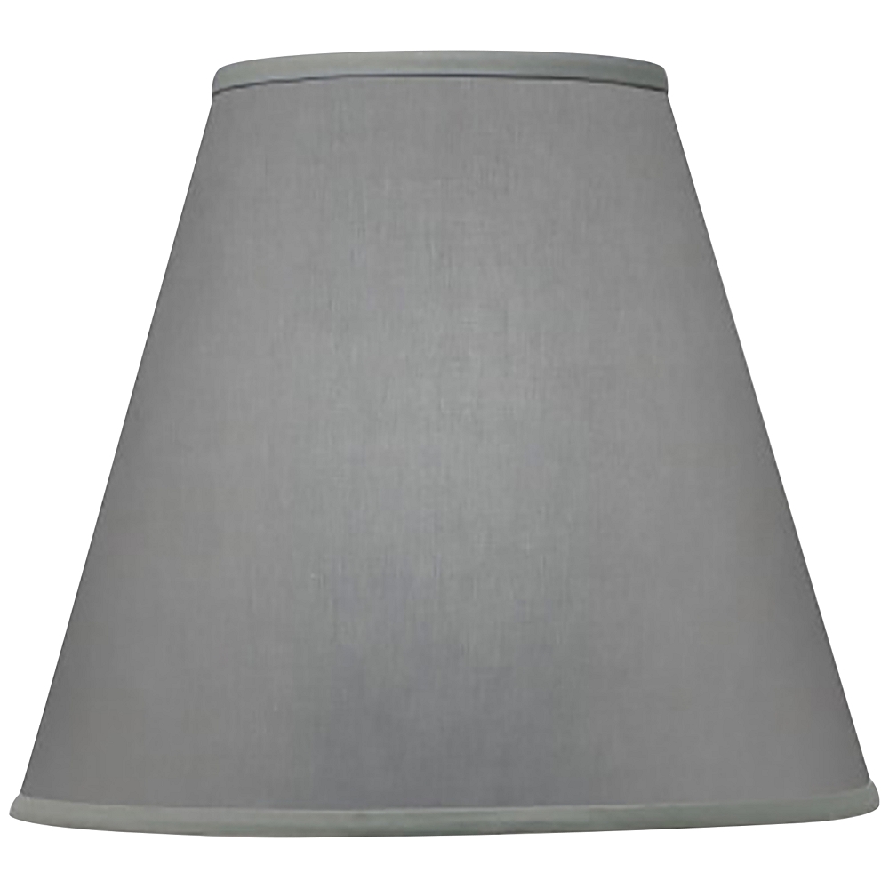 Stiffel Gray Butcher Empire Lamp Shade 8x16x12 (Spider)