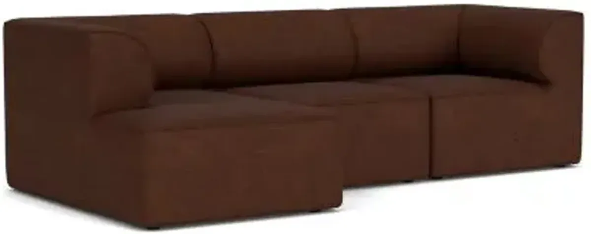 Eave 3-Seater Open End Sofa with Chaise by Lumens Light + Living ...