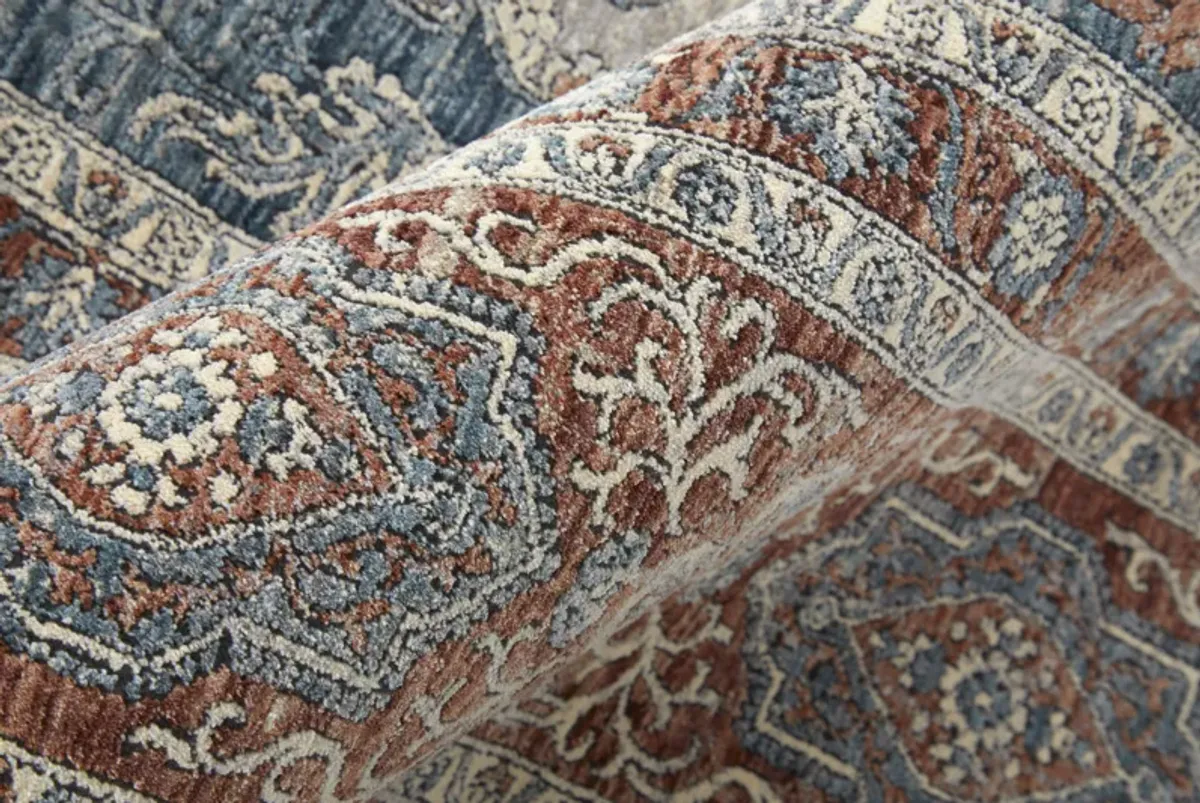 Washable Decor WSD03 Light Blue 7'10” x 10' Rug by Mathis Home ...