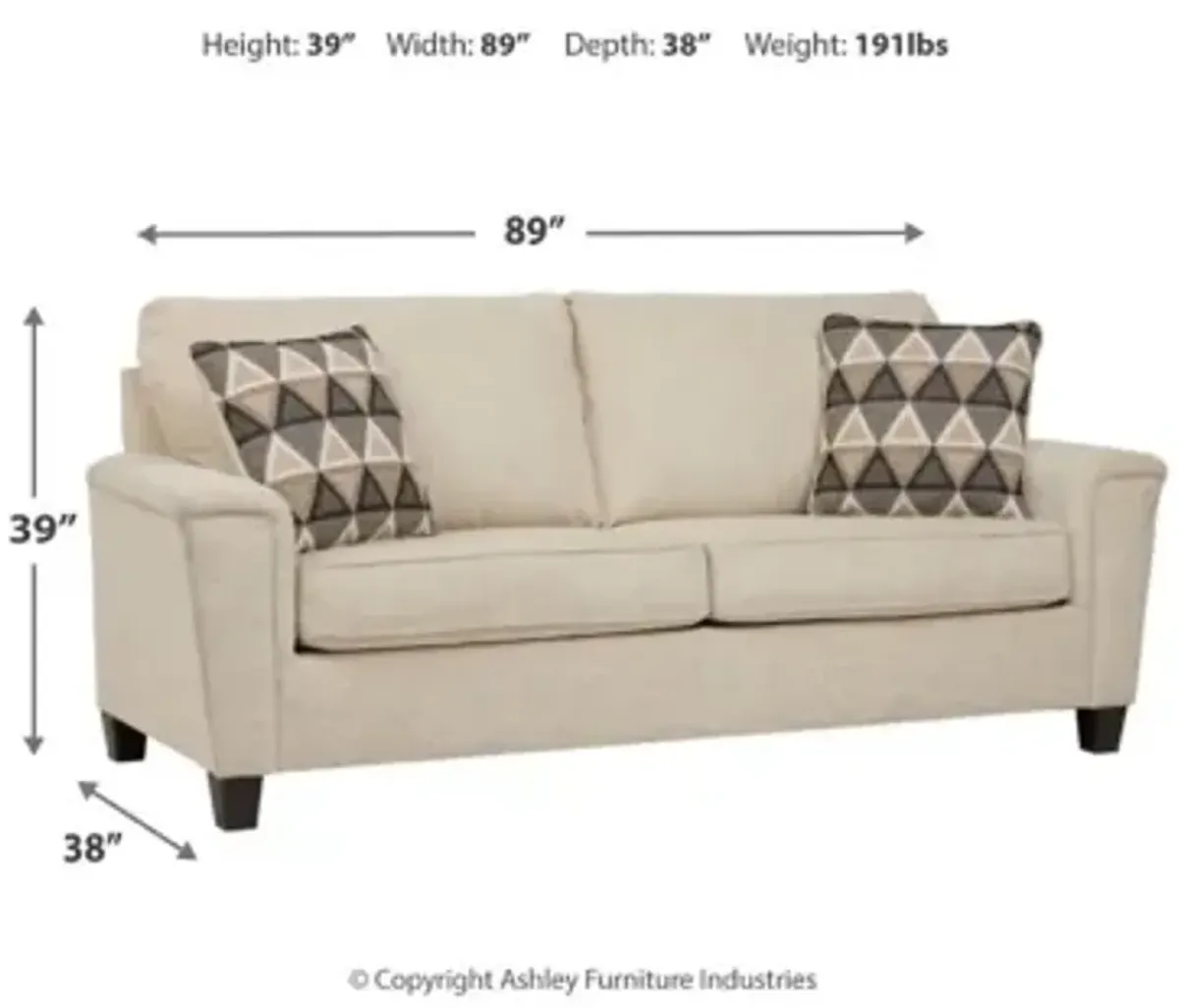 Flex Pebble Sofa with Wide Arm by Mathis Home | Furniture.com