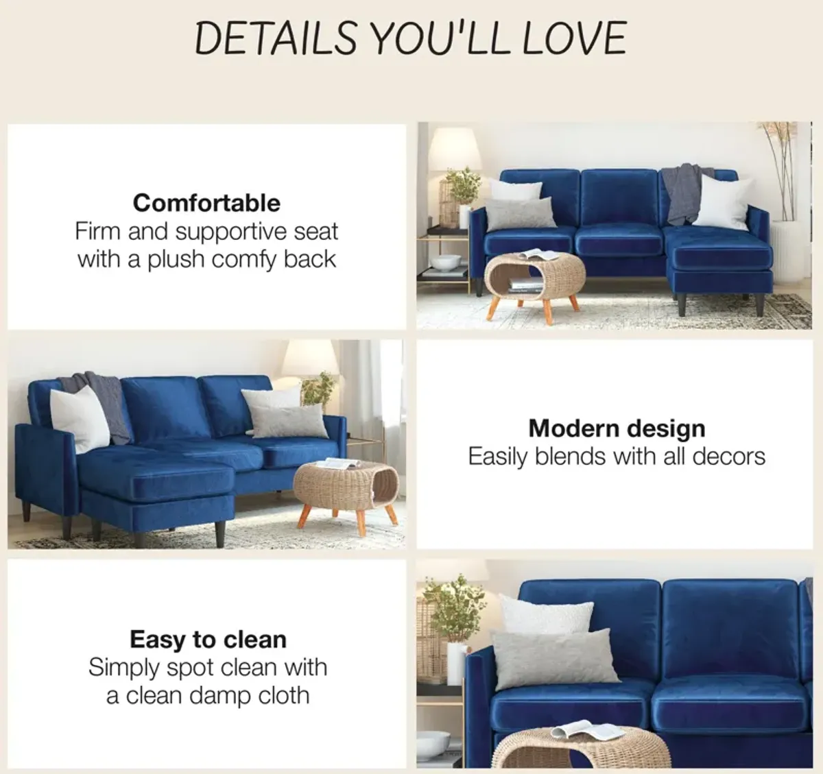 L Shaped Couches - Page 4 | Furniture.com