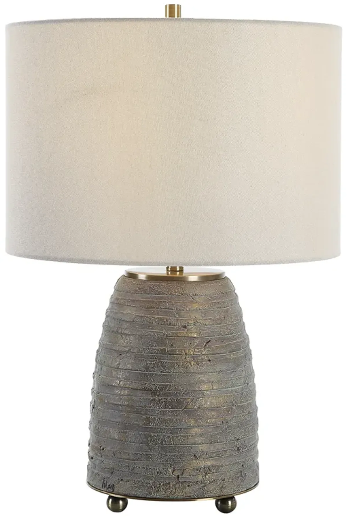 Gray Rust Frost Table Lamp by RC Willey | Furniture.com