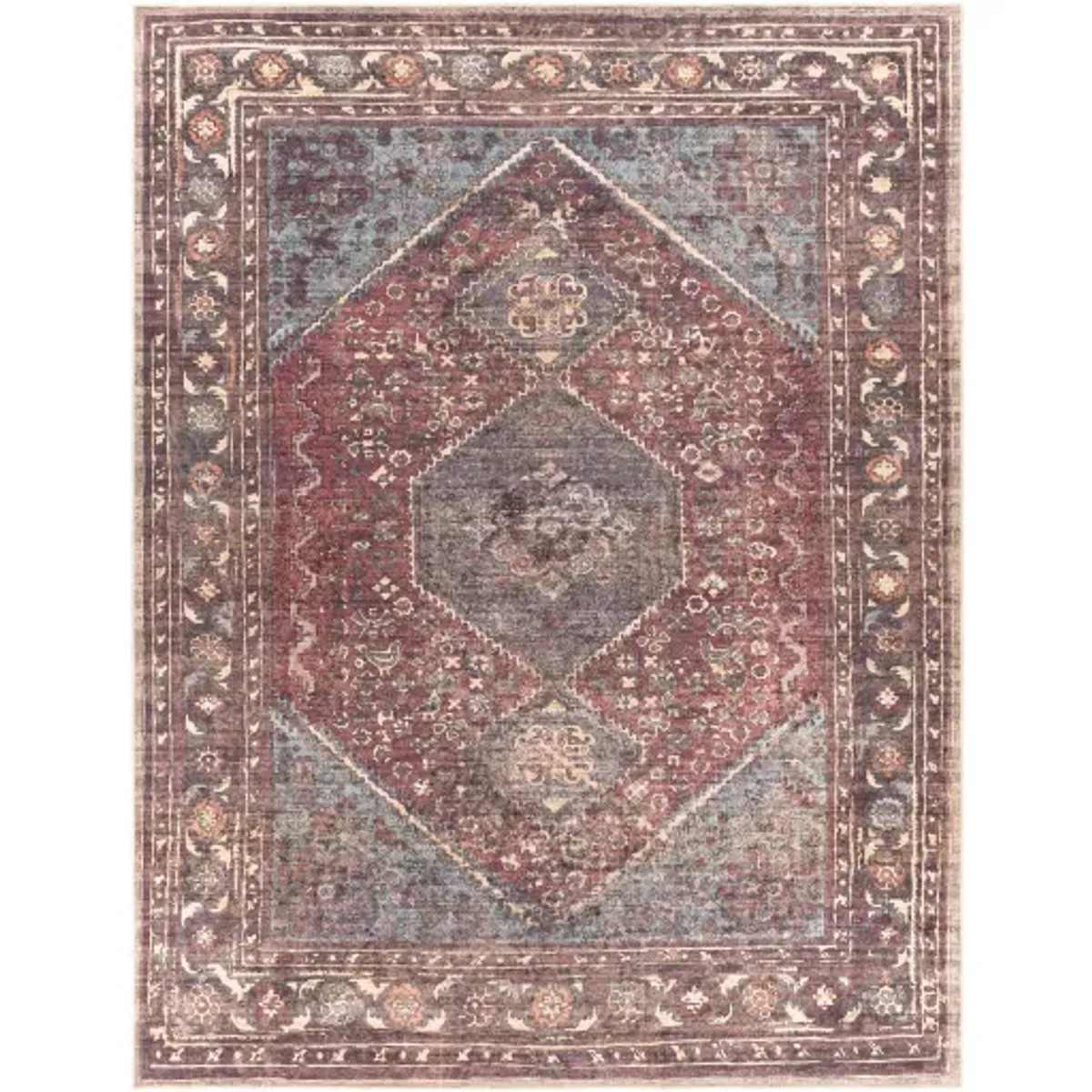8 x 10 Caprio Rust Rug by Furniture Fair | Furniture.com