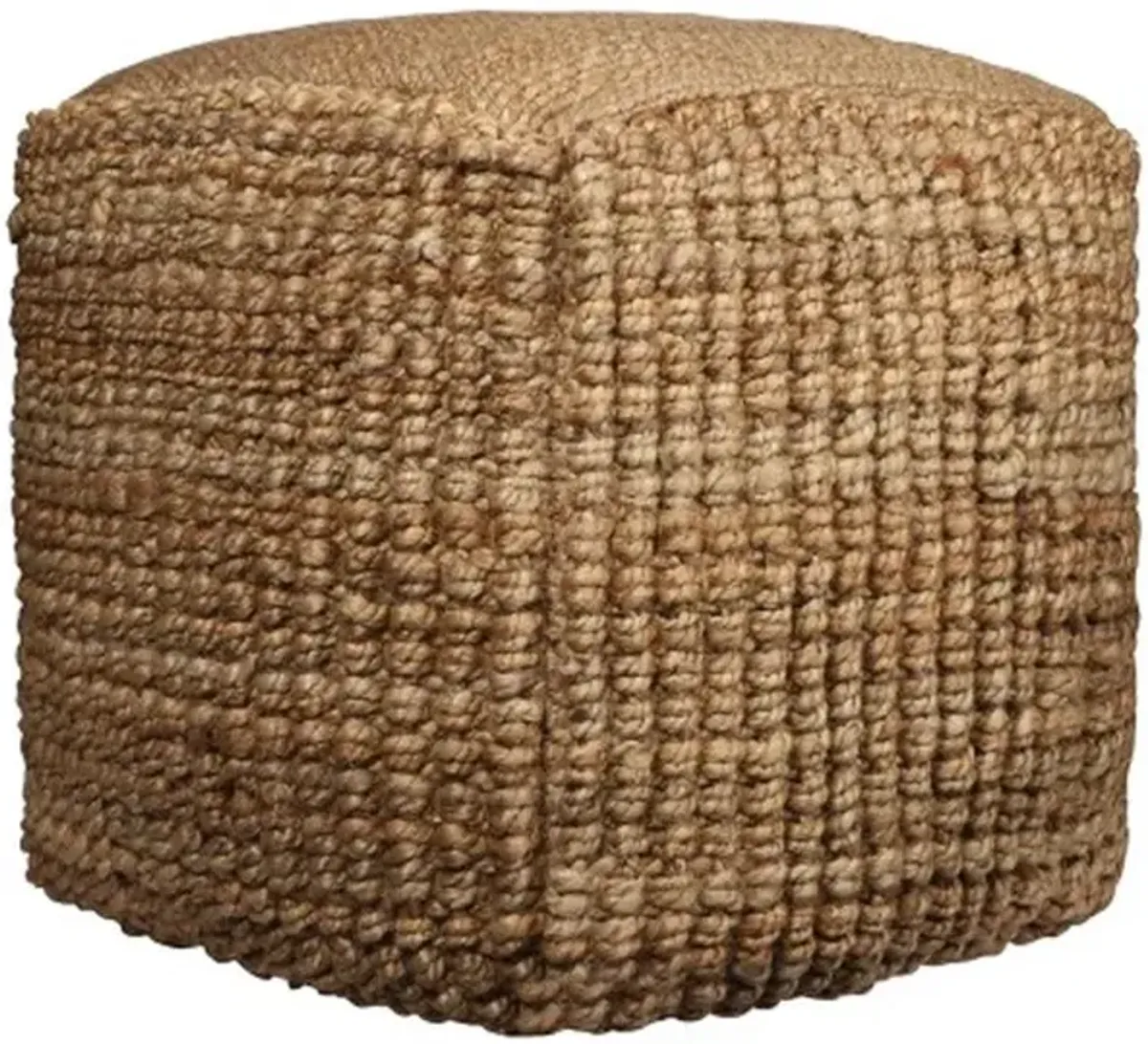 Signature Design by Ashley® Jasett Black/Ivory Pouf by Miskelly ...