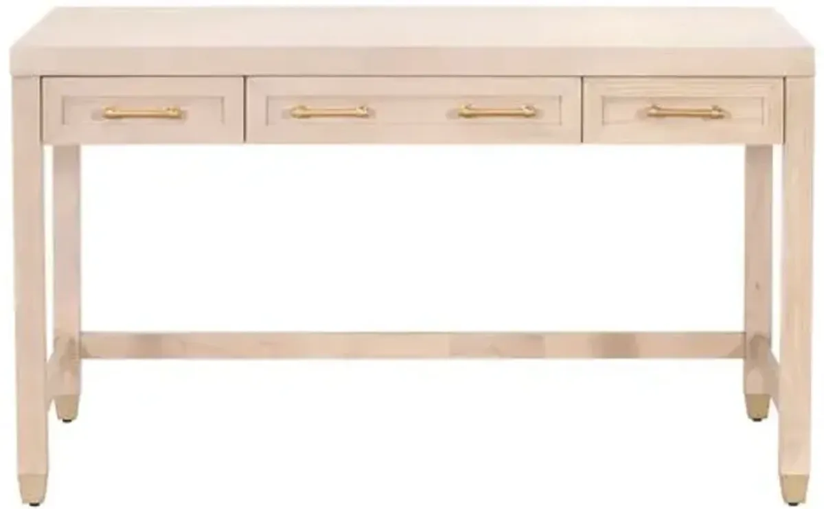 Ava Writing Desk - Brown by One Kings Lane | Furniture.com