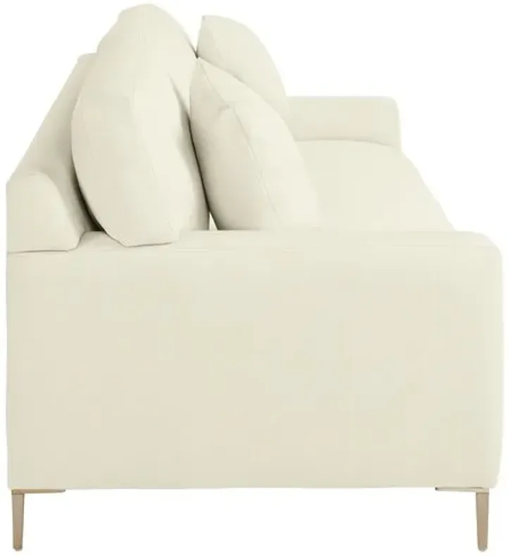 Hinton Sofa - Crypton Linen - Handcrafted by One Kings Lane | Furniture.com