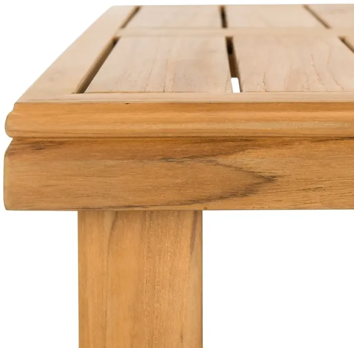 Jorja Outdoor Teak End Table, Stained Toasted Brown by One Kings Lane ...