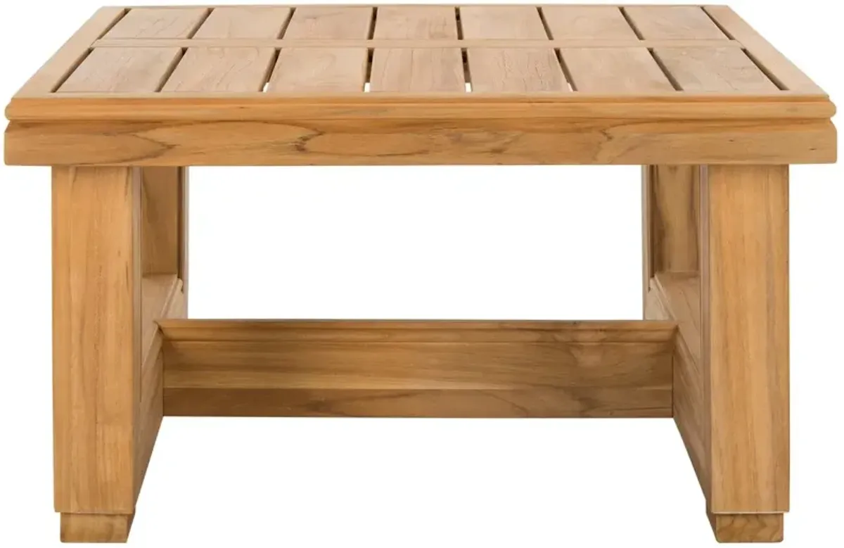 Jorja Outdoor Teak End Table, Stained Toasted Brown by One Kings Lane ...