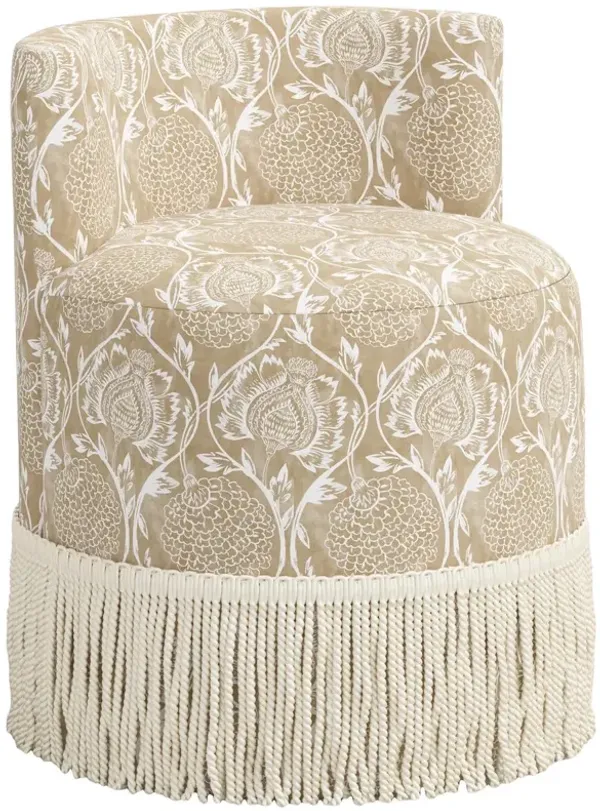 Abigail Fringe Accent/Vanity Chair, Ranjit Floral by One Kings Lane ...
