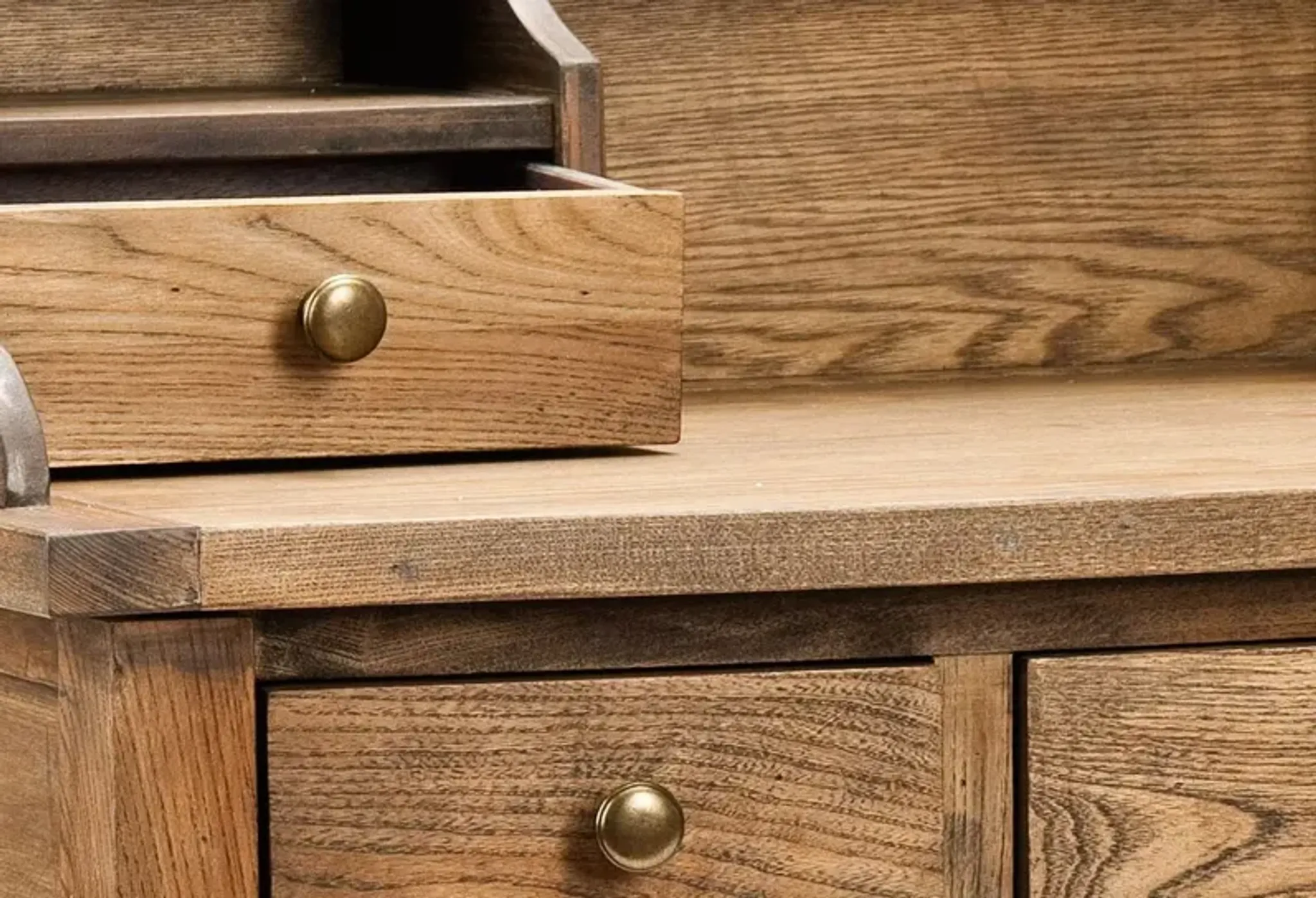 Ava Writing Desk Natural Brown One Kings Lane | Furniture.com