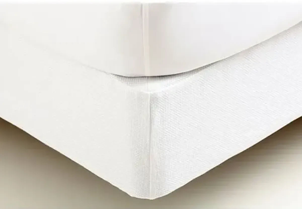 Box Spring Cover - White - Hamburg House by One Kings Lane | Furniture.com