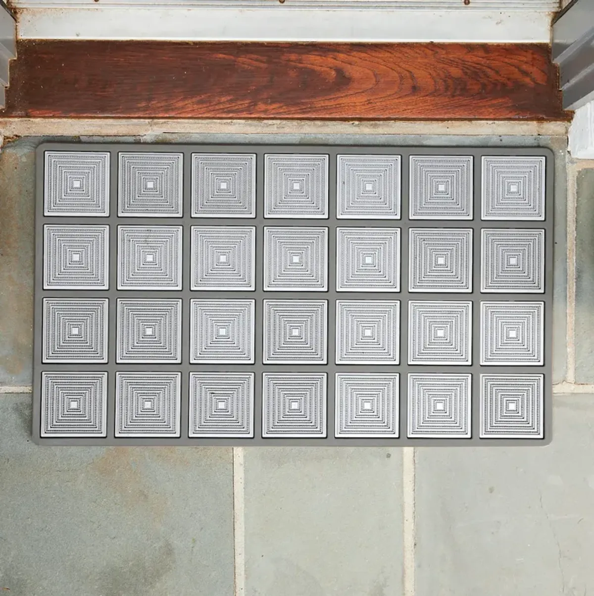 The Insider - Maze II (Red) / Doormat by Porte + Hall | Furniture.com