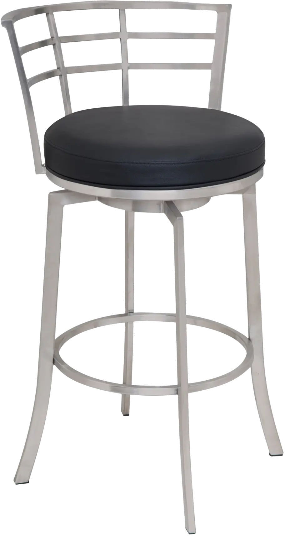 Viper Black Swivel Counter Height Stool