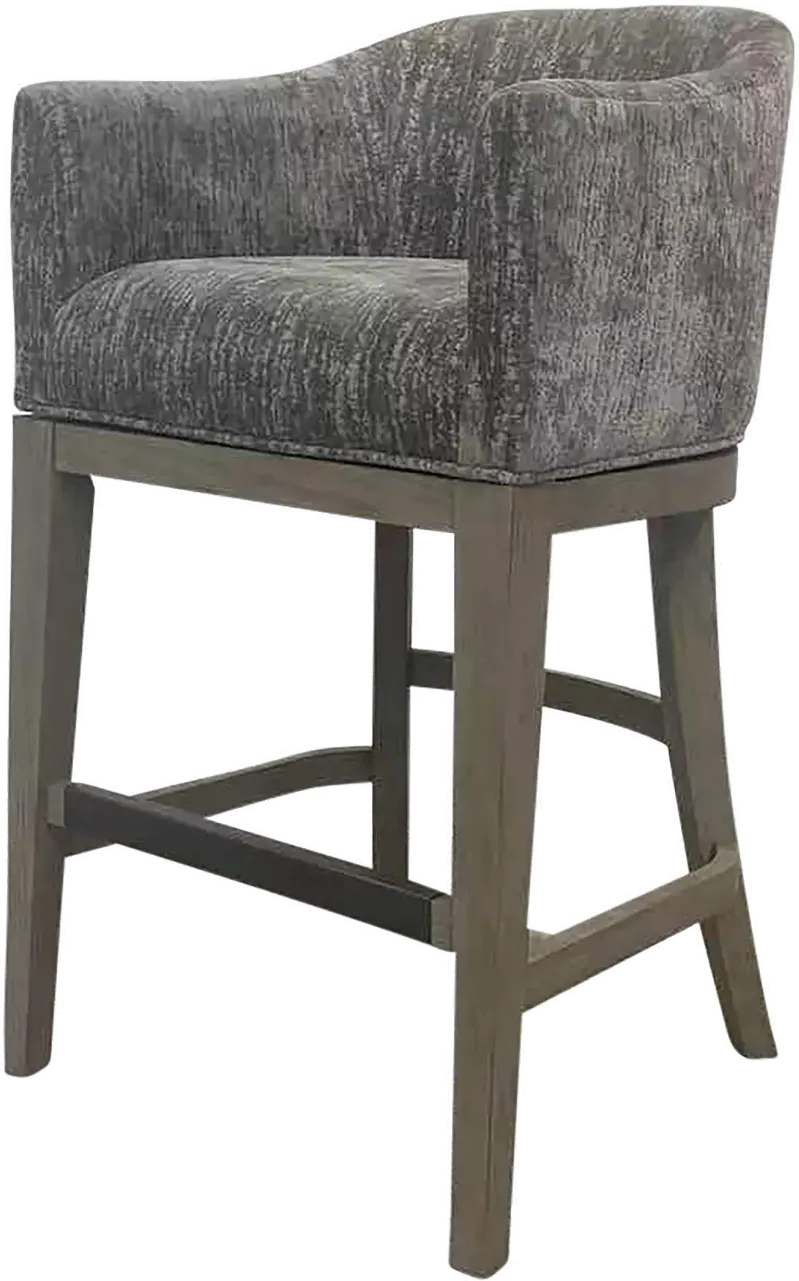 Pure Modern Gray Bar Stool