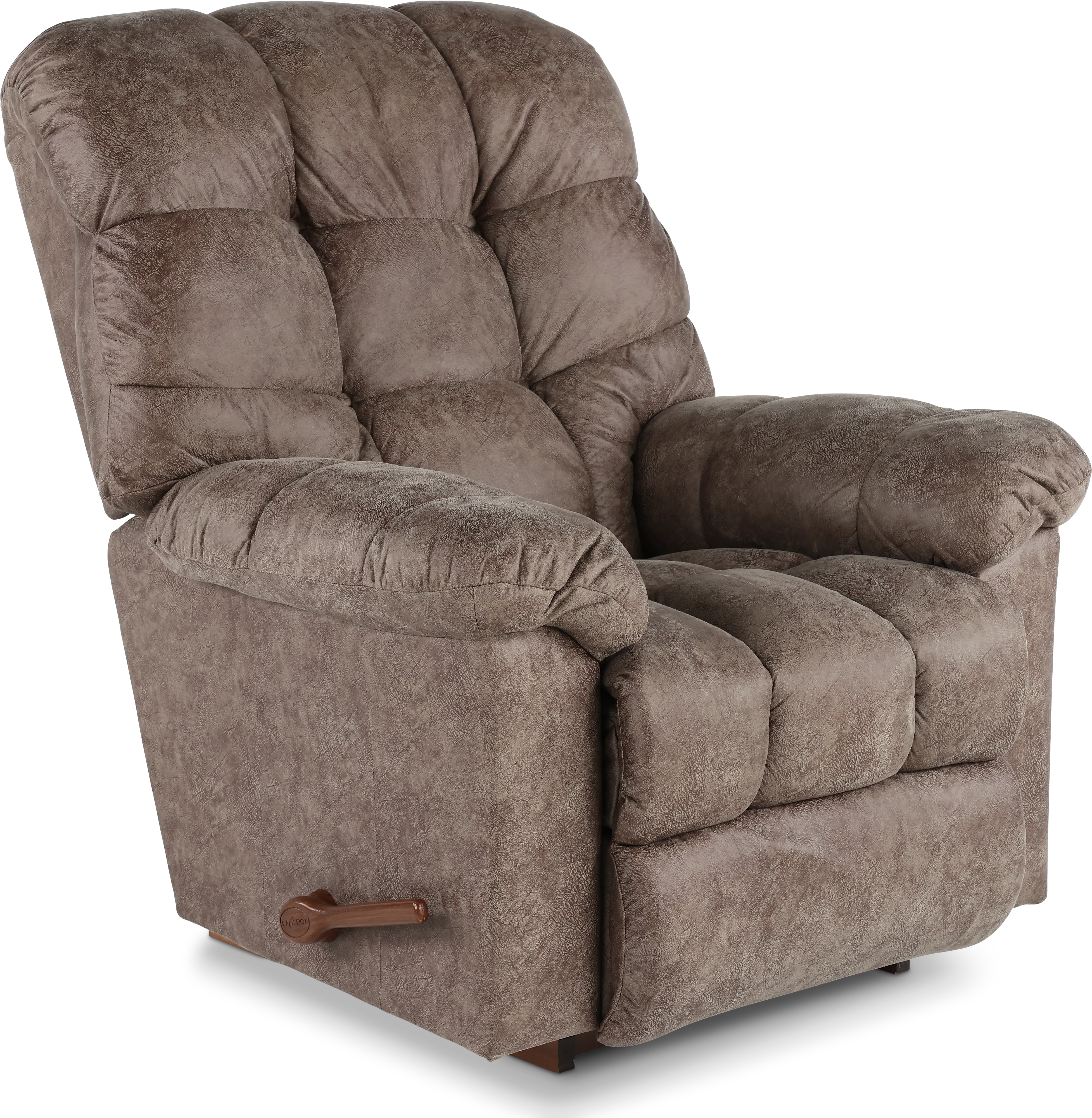 Gibson Marble Brown Reclina-Rocker Manual Recliner