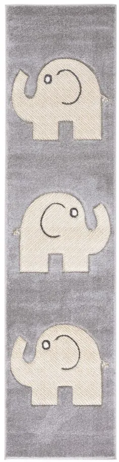 Carousel Baby Elephant Kids Runner Rug