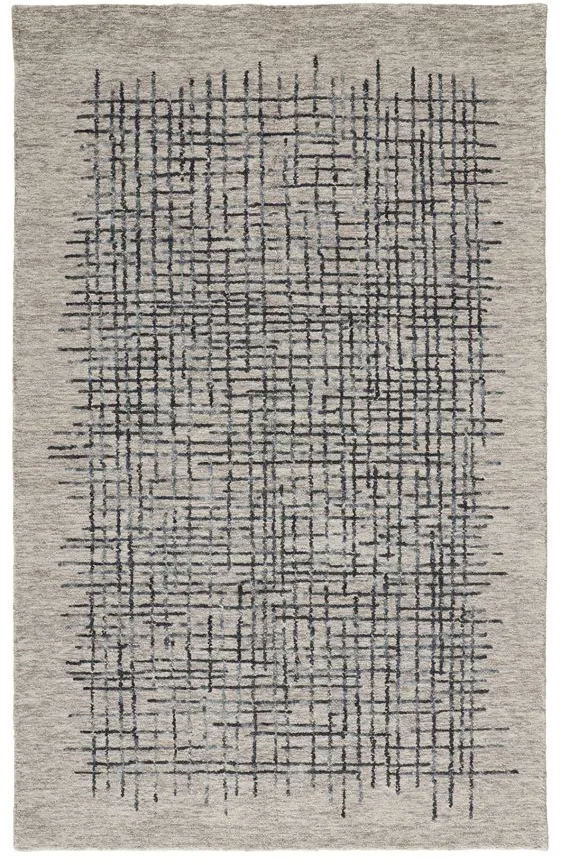 Maddox Modern Tufted Architectural Area Rug