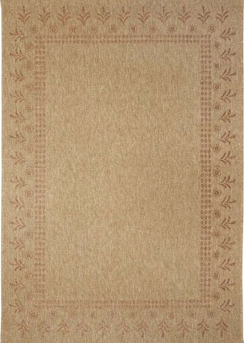 Sahara Indoor/Outdoor Rug in Terracotta by Trans-Ocean Import Co Inc