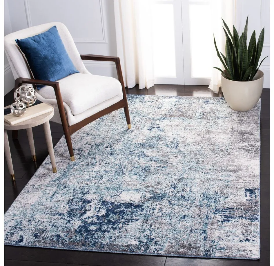 Bartons Light Blue & Gray Area Rug