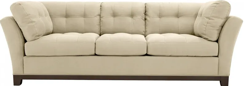 Metropolis Sofa in Suede So Soft Vanilla by H.M. Richards by Raymour ...