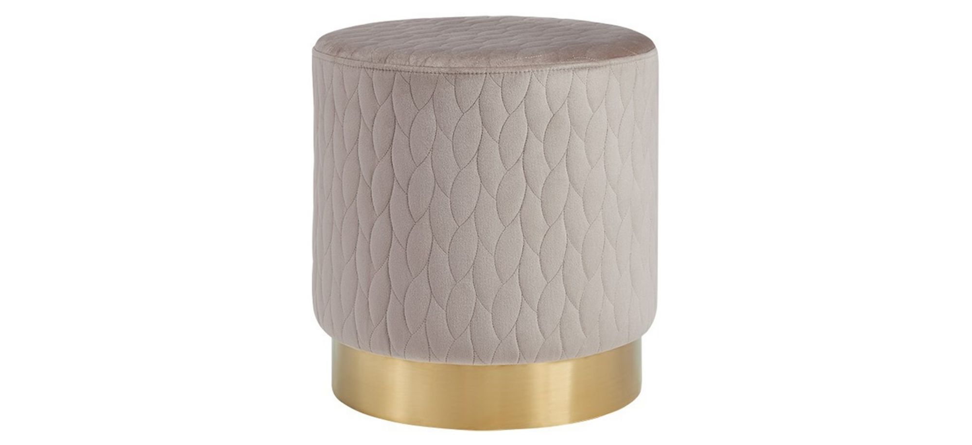 Camber Round Upholstered Stool Ottoman