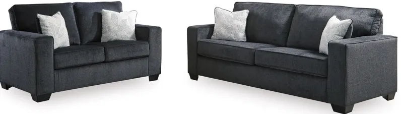 Altari Sofa and Loveseat in Slate by Ashley Furniture